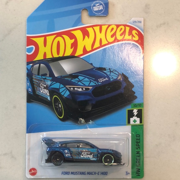 Mattel | Toys | Ford Mustang Mache 40 Toy Car Blue | Poshmark